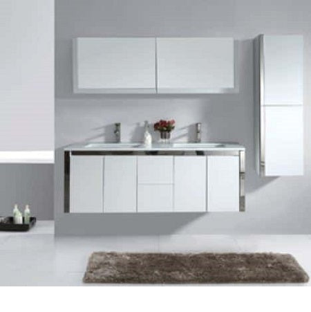 NIKO 1500 WALL HUNG VANITY WITH TALLBOY WITHOUT MIRROR - Victiles