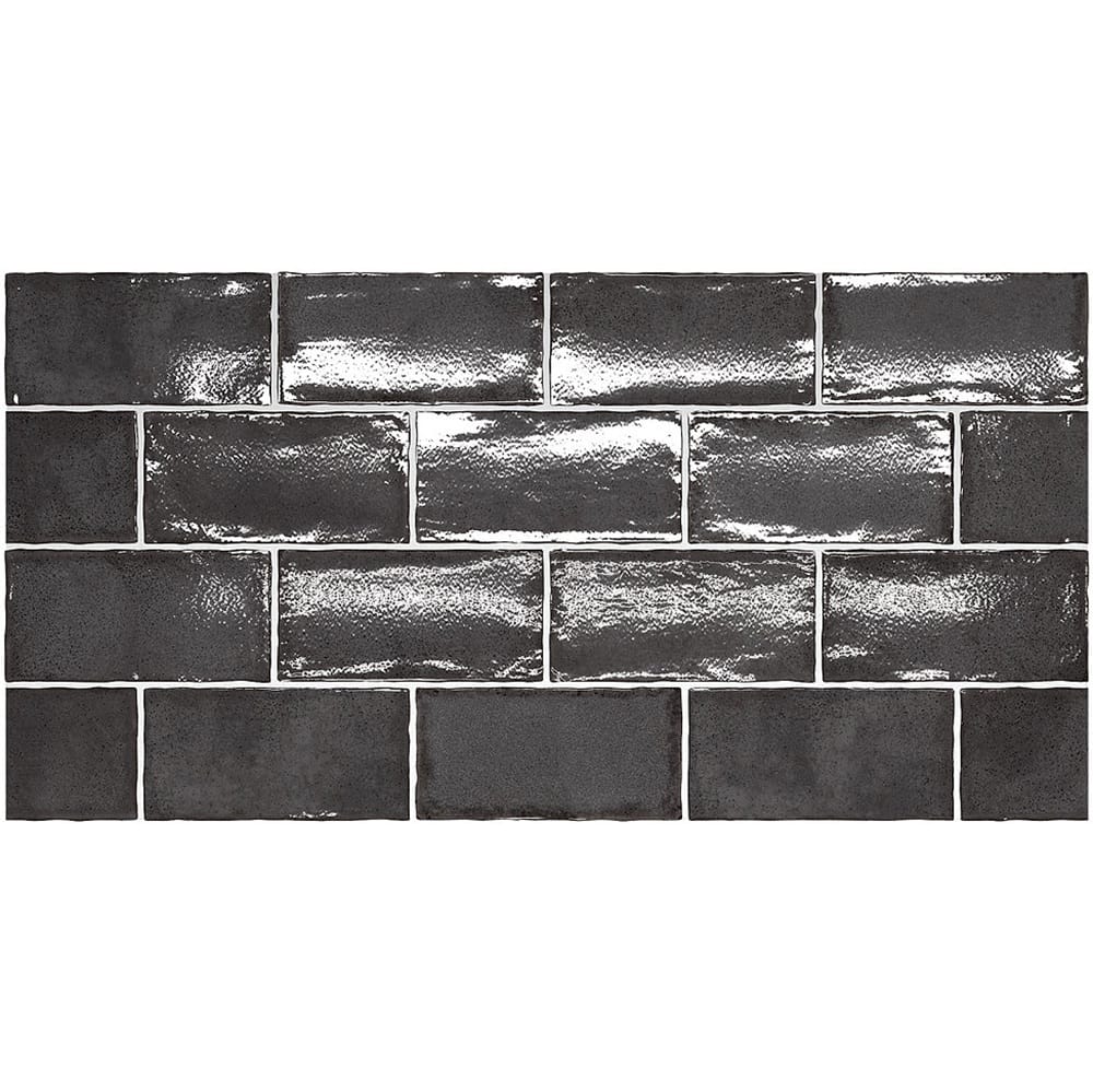 Altea Black 75x150mm Spanish wall tiles | VICTILES