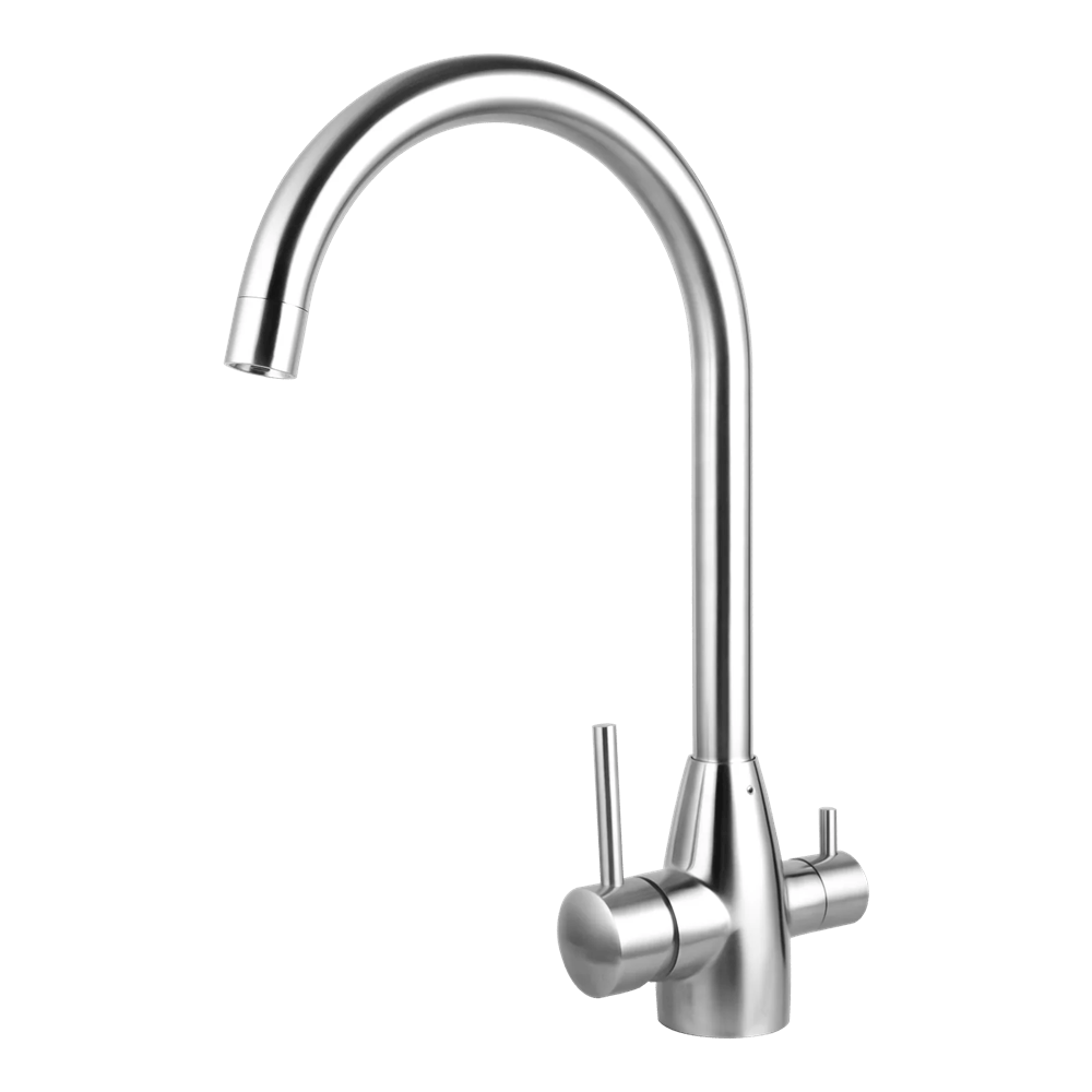 CH1041.KM CHROME 3 WAY PURE DRINKING WATER HOT & COLD SWIVEL SPOUT KIT ...