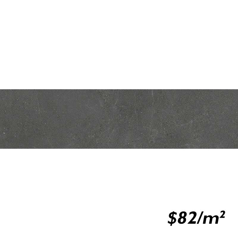 13CREBKM CRS79 CRETE NERO BLACK MATT P4 75X300mm - Victiles | VICTILES