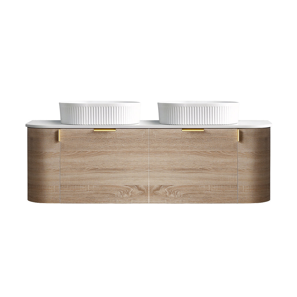 CWH66-1500DA8 Plateau Collection 1500mm - Natural Timber Double Bowls ...