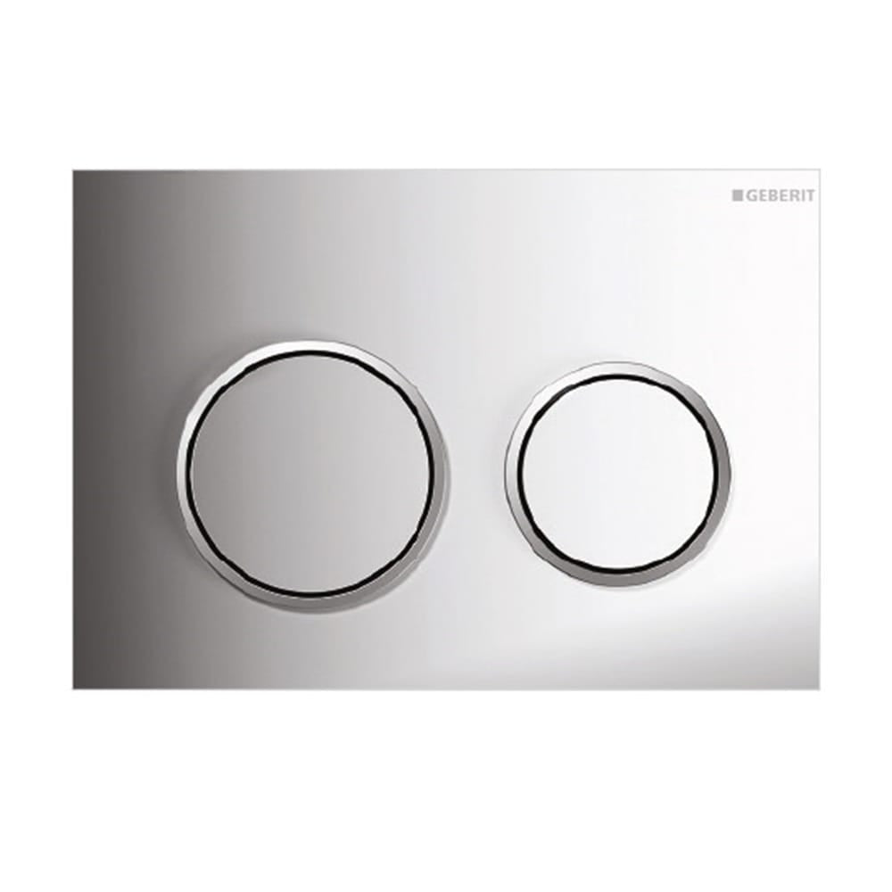 Kappa 21 — Round Dual Flush Button - Chrome | VICTILES