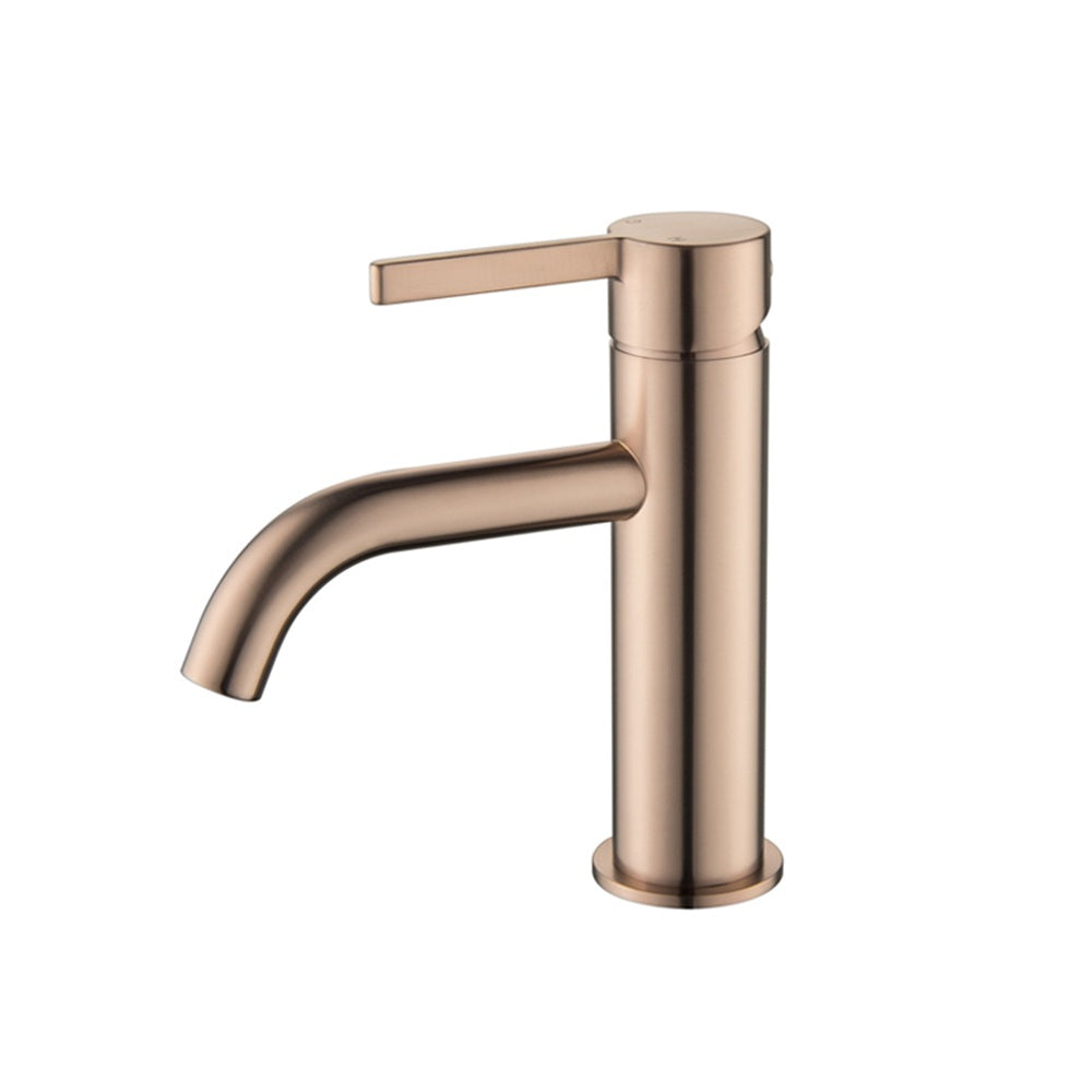 WT 6501CC KENZO Basin Mixer in Champagne Copper | VICTILES